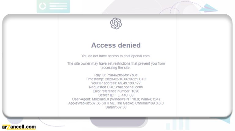۱۰ راه‌حل رفع مشکل access denied چت جی پی تی (ChatGPT)